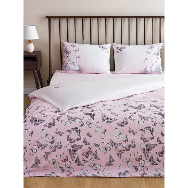 Baskılı Pamuklu Çift Kişilik Nevresim Takımı Baskılı Pamuklu Çift Kişilik Nevresim Takımı