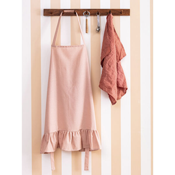 Fırfır Detaylı Pamuklu Mutfak Önlüğü Fırfır Detaylı Pamuklu Mutfak Önlüğü
