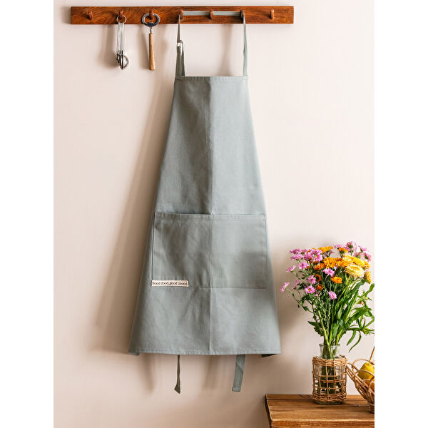 Yazı Baskılı Pamuklu Mutfak Önlüğü Yazı Baskılı Pamuklu Mutfak Önlüğü