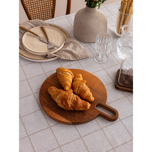 Düz Ahşap Sunumluk 32 Cm Düz Ahşap Sunumluk 32 Cm
