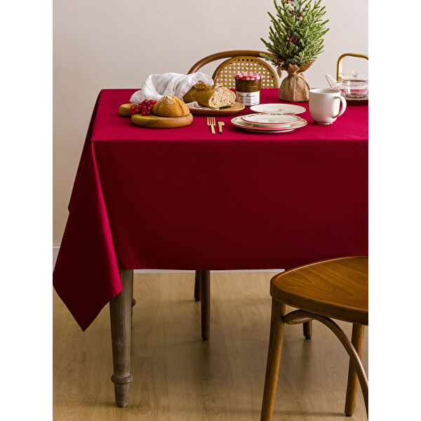 Pamuklu Düz Masa Örtüsü 150x300 Cm