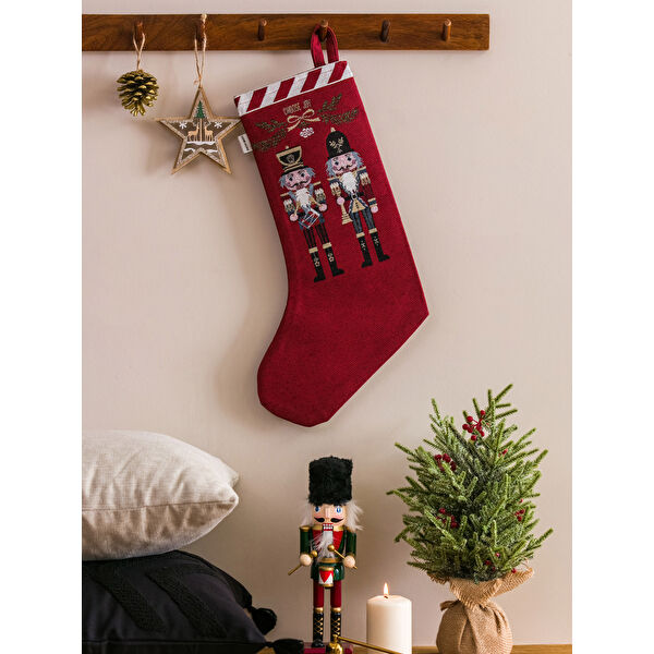 Yılbaşı Temalı Duvar Süsü 25x48 Cm