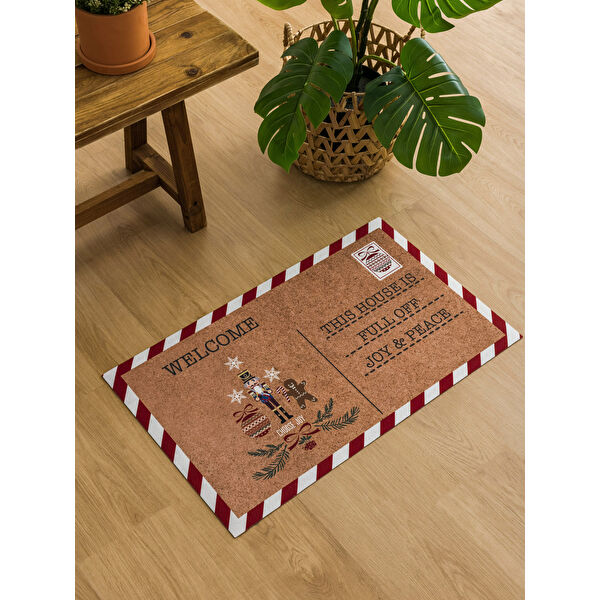 Yılbaşı Temalı Paspas 45x75 Cm Yılbaşı Temalı Paspas 45x75 Cm