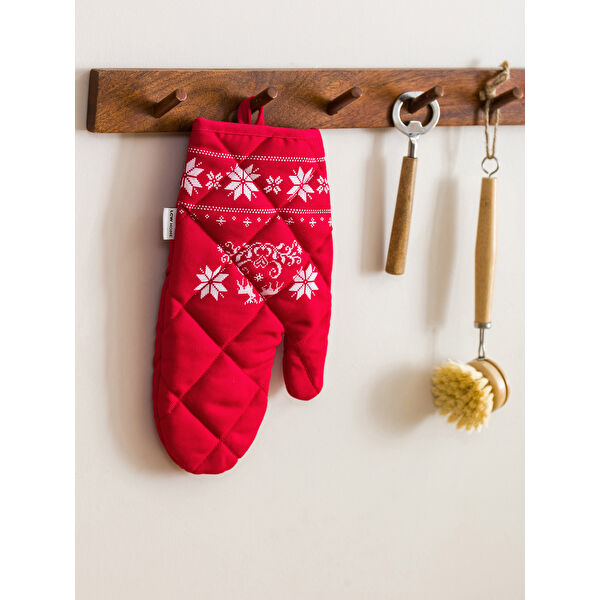 Yılbaşı Temalı Fırın Eldiveni