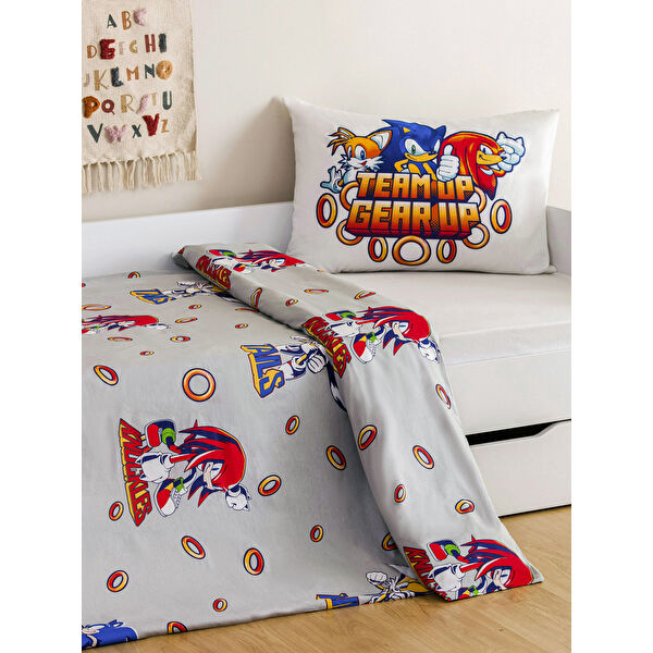 Sonic Lisanslı Çocuk Nevresim Seti