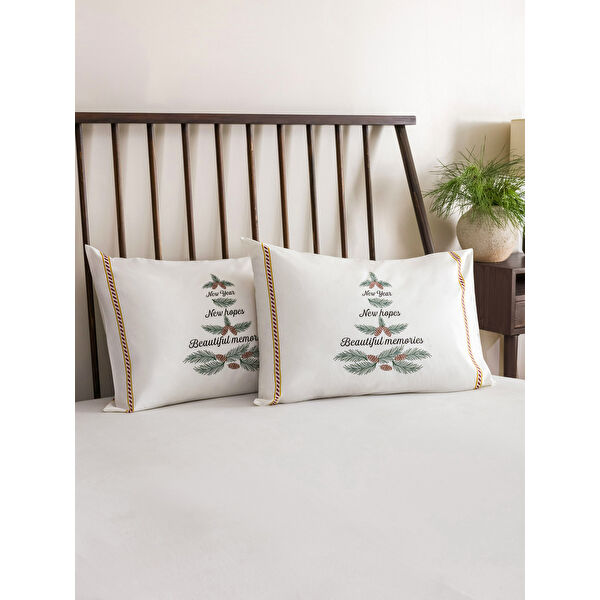 Desenli Pamuklu Yastık Kılıfı 2'li 50x70 Cm Desenli Pamuklu Yastık Kılıfı 2'li 50x70 Cm