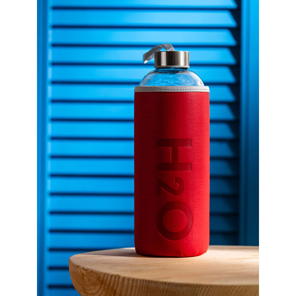 Cam Kılıflı Su Matarası 1000 Ml