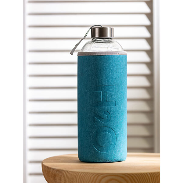 Cam Kılıflı Su Matarası 1000 Ml Cam Kılıflı Su Matarası 1000 Ml