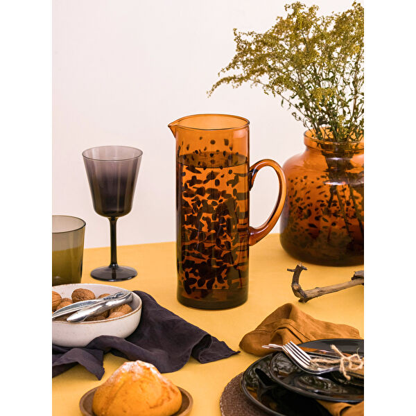 Desenli Cam Sürahi 1750 Ml Desenli Cam Sürahi 1750 Ml