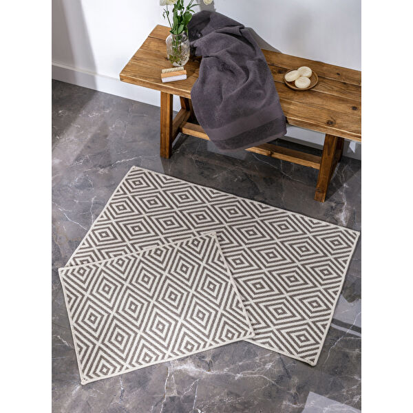 Desenli Banyo Paspası 2'li Desenli Banyo Paspası 2'li