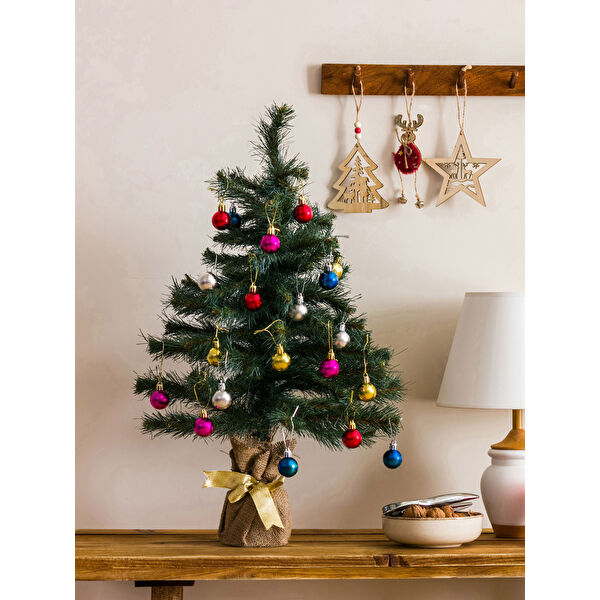 Yılbaşı Temalı Dekoratif Çam Ağacı 60 Cm