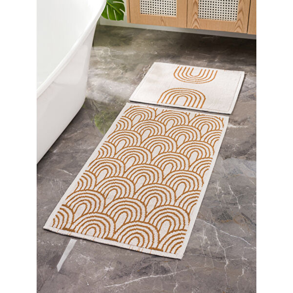 Desenli Banyo Paspası 2'li Desenli Banyo Paspası 2'li