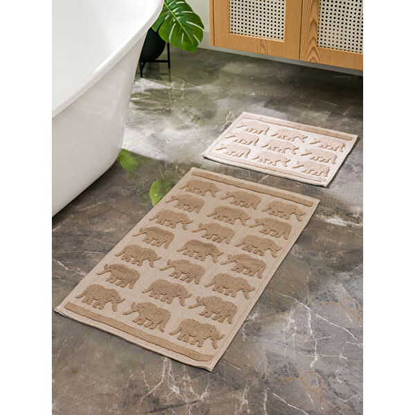 Kabartmalı Banyo Paspası 2'li Kabartmalı Banyo Paspası 2'li