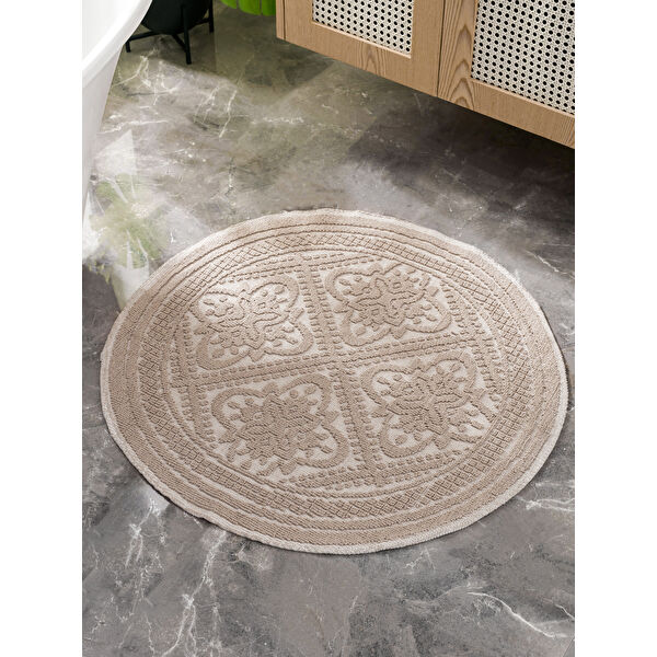 Desenli Banyo Paspası 90x90 Cm Desenli Banyo Paspası 90x90 Cm