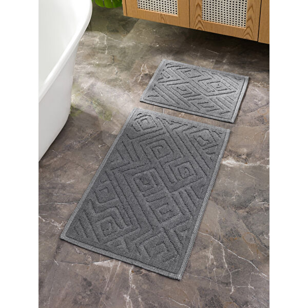 Desenli Banyo Paspası 2'li Desenli Banyo Paspası 2'li