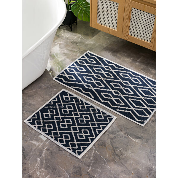 Desenli Banyo Paspası 2'li Desenli Banyo Paspası 2'li