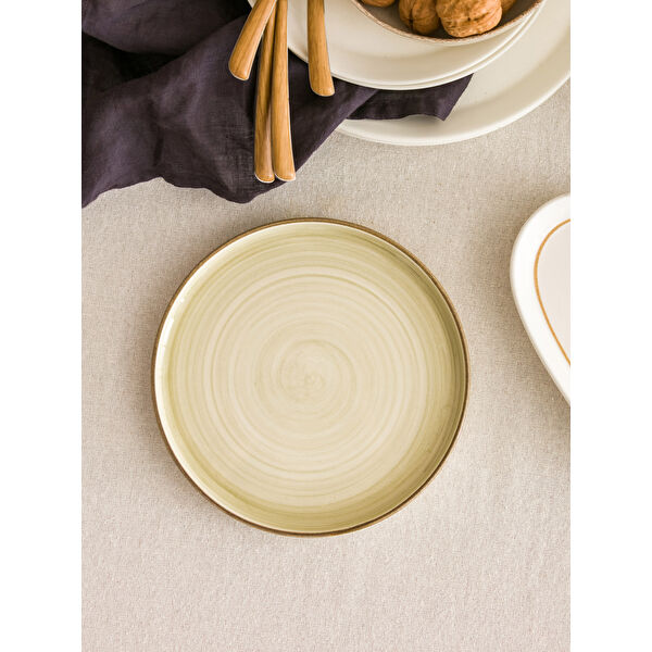 Düz Seramik Pasta Tabağı 20 Cm Düz Seramik Pasta Tabağı 20 Cm