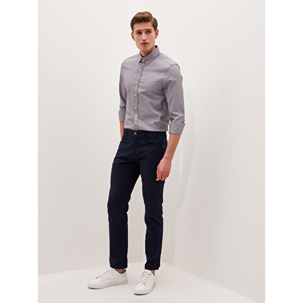 LCW CLASSIC Standart Kalıp Dokulu Erkek Pantolon