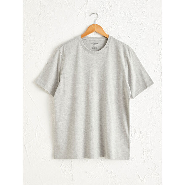 Bisiklet Yaka Basic Kısa Kollu Pamuklu Tişört