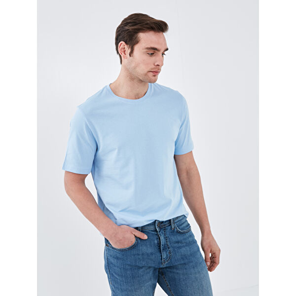 Bisiklet Yaka Basic Kısa Kollu Pamuklu Tişört