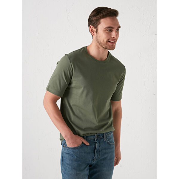 Bisiklet Yaka Basic Kısa Kollu Pamuklu Tişört