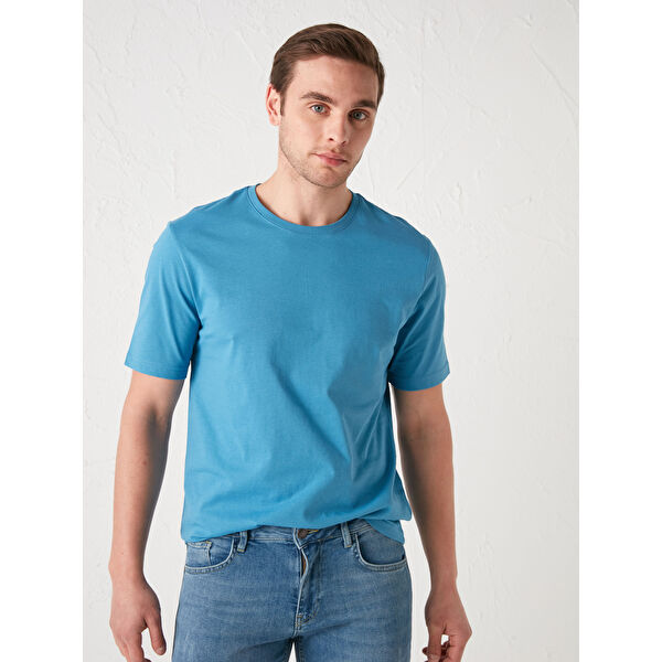 Bisiklet Yaka Basic Kısa Kollu Pamuklu Tişört