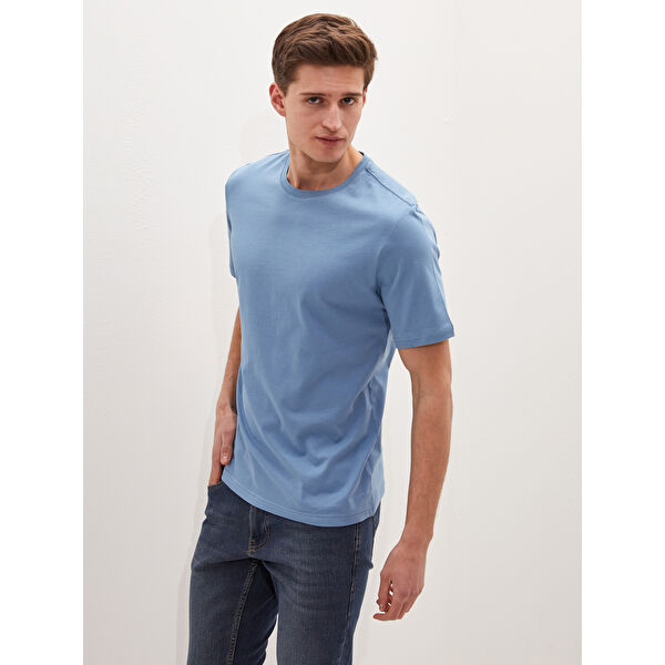 Bisiklet Yaka Basic Kısa Kollu Pamuklu Tişört