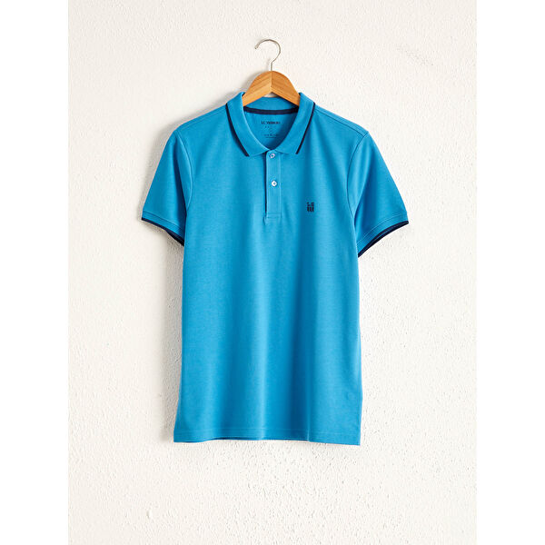 LCW BASIC Polo Yaka Kısa Kollu Pike Tişört