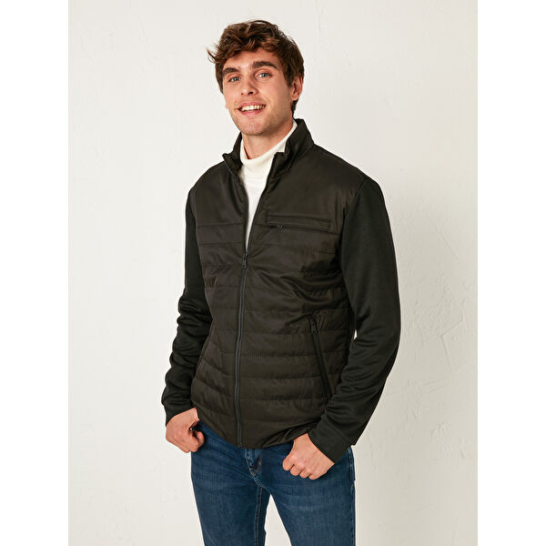 LCW CLASSIC Standart Kalıp Dik Yaka Mont