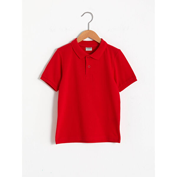 Polo Yaka Basic Kısa Kollu Erkek Çocuk Tişört