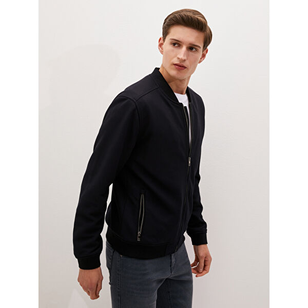 LCW VISION Slim Fit Kolej Yaka Bomber İnce Erkek Mont