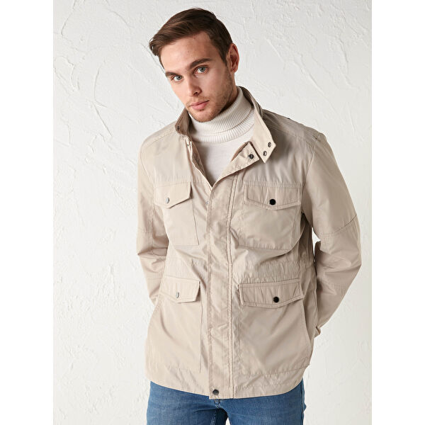 LCW VISION Slim Fit Dik Yaka İnce Erkek Mont