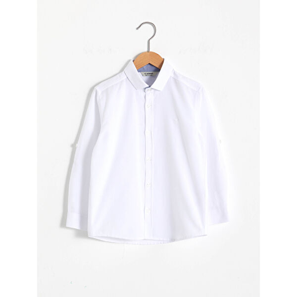 Erkek Çocuk Uzun Kollu Oxford Gömlek