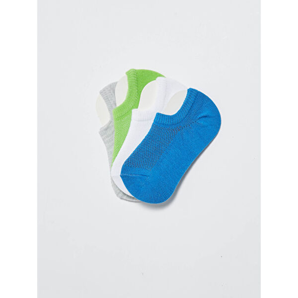 Basic Erkek Bebek Sneaker Çorap 4'lü