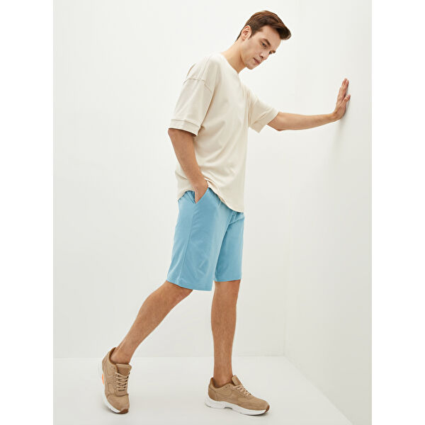 LCW BASIC Standart Kalıp Beli Lastikli Erkek Şort LCW BASIC Standart Kalıp Beli Lastikli Erkek Şort