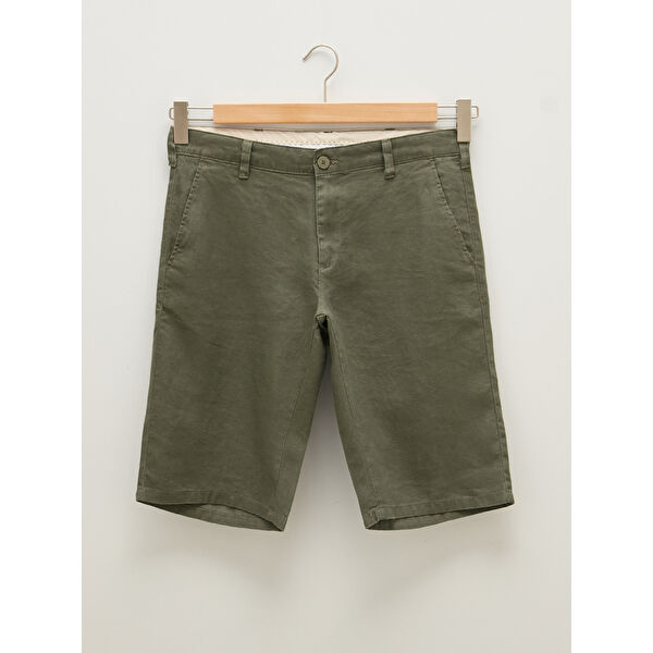 LCW CLASSIC Standart Kalıp Keten Şort