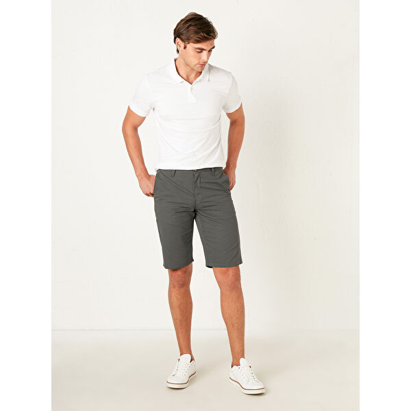 LCW CLASSIC Regular Fit Gabardin Şort