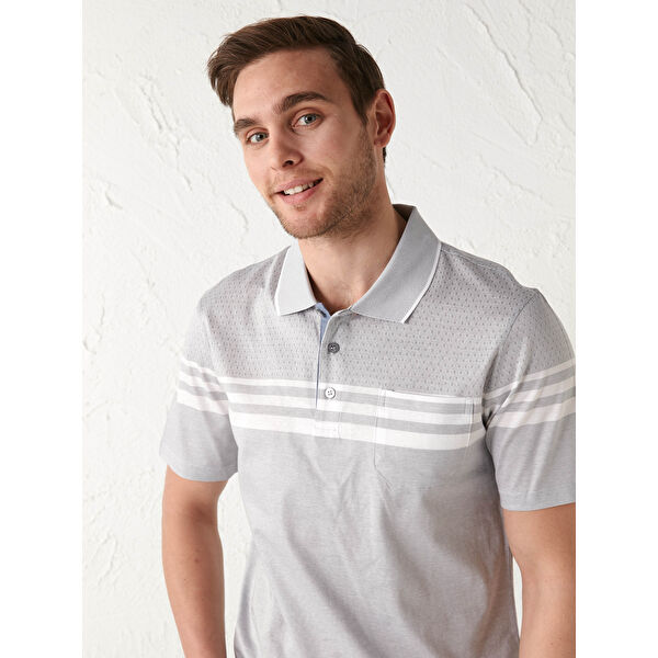 LCW CLASSIC LCW GREEN Polo Yaka Kısa Kollu Penye Tişört