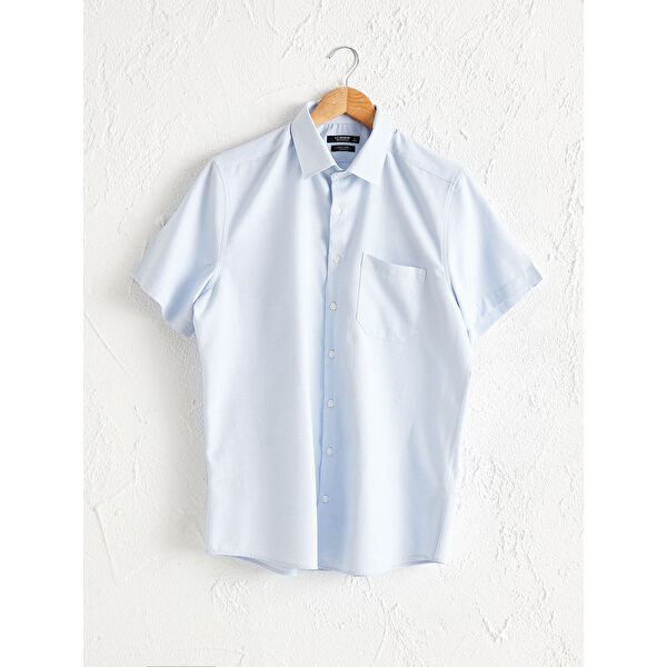 LCW FORMAL Slim Fit Kısa Kollu Gömlek LCW FORMAL Slim Fit Kısa Kollu Gömlek