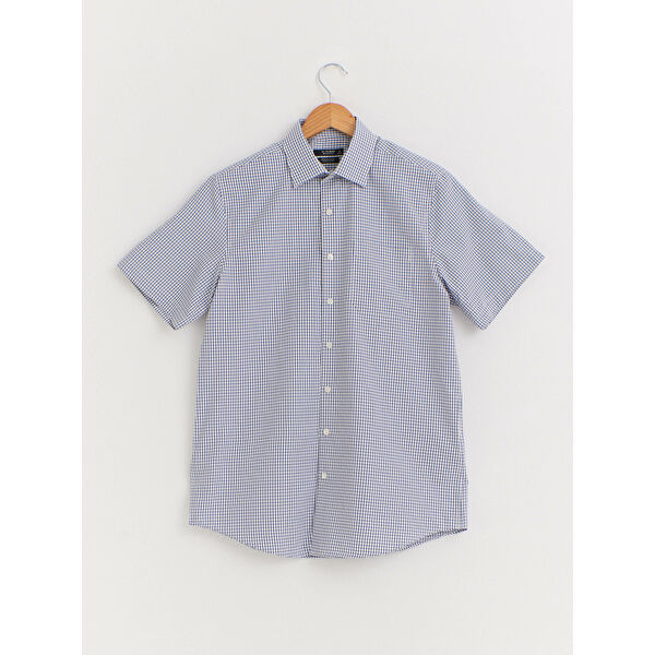 Regular Fit Kısa Kollu Poplin Gömlek
