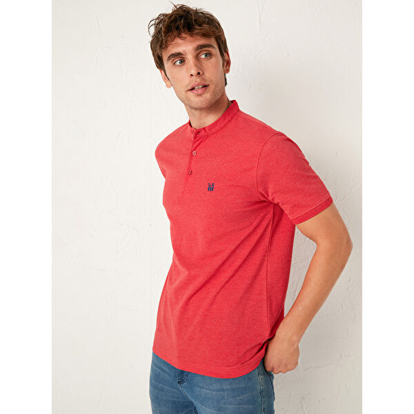 LCW BASIC Hakim Yaka Kısa Kollu Pike Tişört