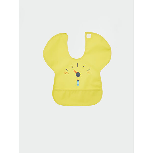 Baskılı Erkek Bebek Mama Önlüğü Baskılı Erkek Bebek Mama Önlüğü