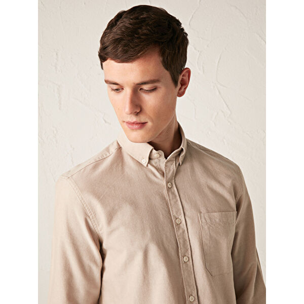 Regular Fit Uzun Kollu Oxford Gömlek Regular Fit Uzun Kollu Oxford Gömlek