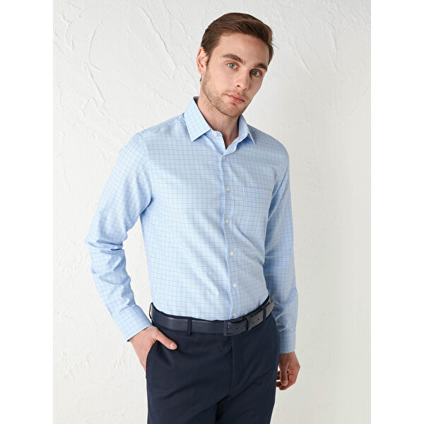 LCW FORMAL Regular Fit Uzun Kollu Gabardin Erkek Gömlek