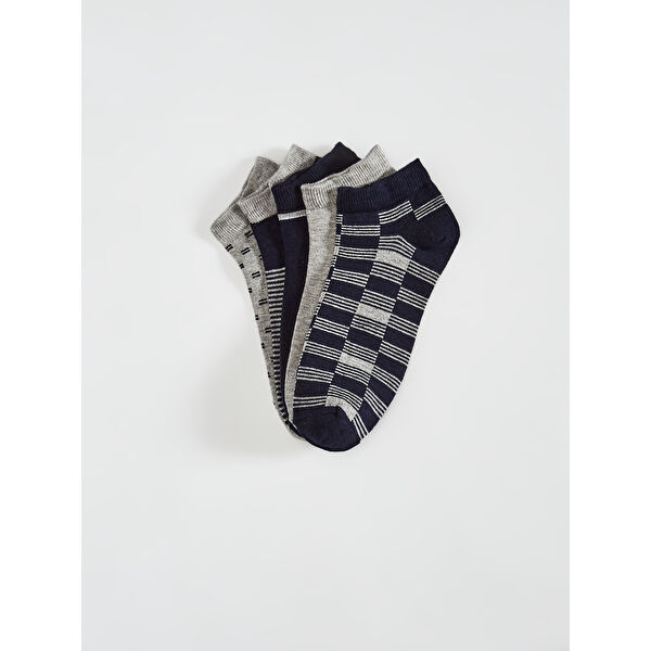 Desenli Patik Çorap 5'li