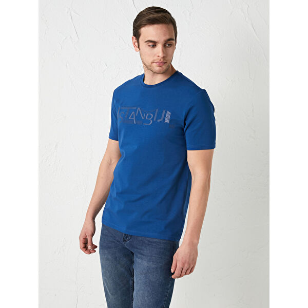 LCW CLASSIC Bisiklet Yaka Kısa Kollu İstanbul Baskılı Penye Erkek Tişört LCW CLASSIC Bisiklet Yaka Kısa Kollu İstanbul Baskılı Penye Erkek Tişört