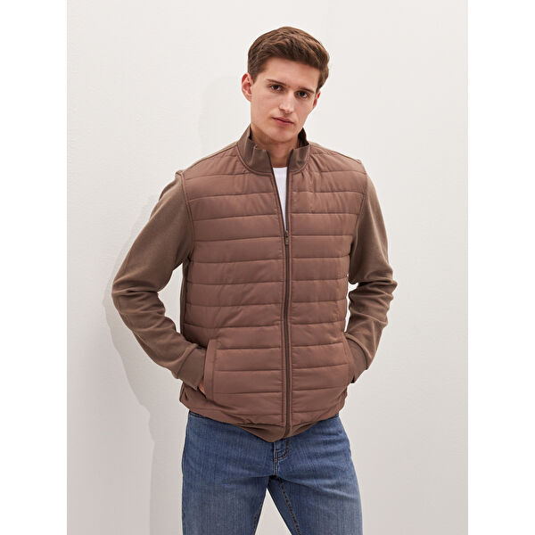 LCW CLASSIC Rahat Kalıp Dik Yaka Kalın Erkek Mont LCW CLASSIC Rahat Kalıp Dik Yaka Kalın Erkek Mont