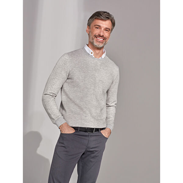 LCW CLASSIC Bisiklet Yaka Uzun Kollu Kapitoneli Erkek Sweatshirt LCW CLASSIC Bisiklet Yaka Uzun Kollu Kapitoneli Erkek Sweatshirt