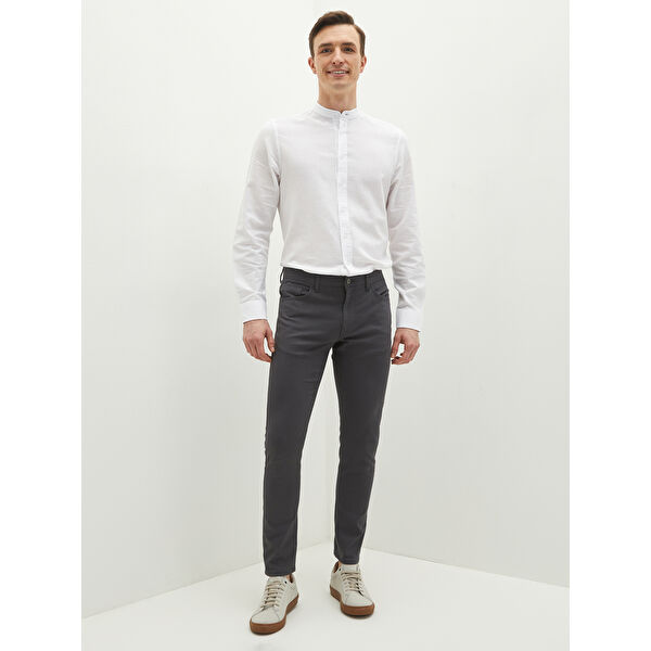 LCW CLASSIC Ekstra Dar Kalıp Gabardin Erkek Chino Pantolon LCW CLASSIC Ekstra Dar Kalıp Gabardin Erkek Chino Pantolon