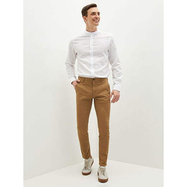LCW CLASSIC Ekstra Dar Kalıp Gabardin Chino Pantolon